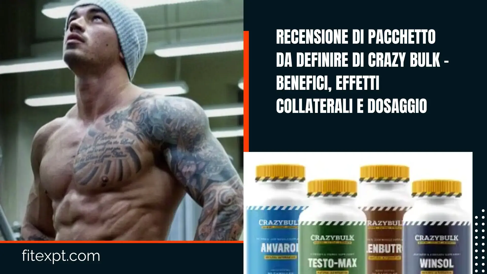 Recensione di Pacchetto Da Definire di Crazy Bulk - benefici, effetti ...